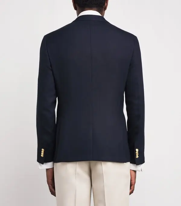 Corneliani Virgin Wool Double-breasted Blazer
