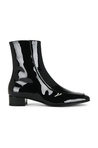 HERBERT LEVINE Patent Leather Ankle Boots