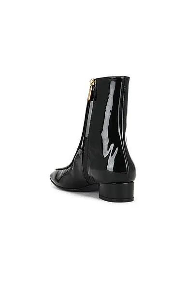 HERBERT LEVINE Patent Leather Ankle Boots