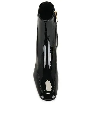 HERBERT LEVINE Patent Leather Ankle Boots