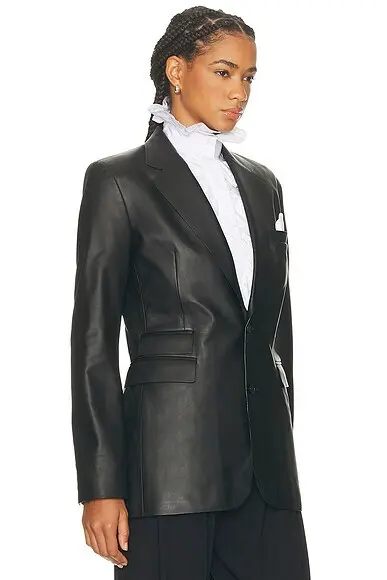 Ralph Lauren Eli Leather Blazer