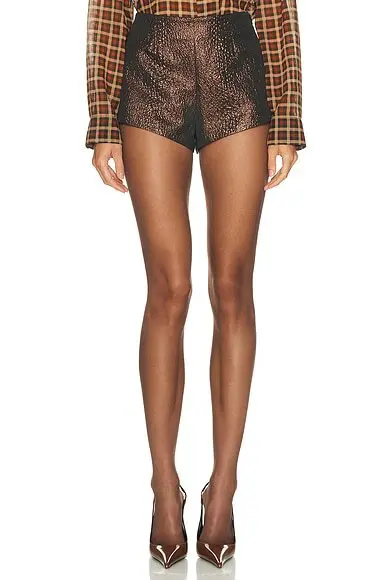 SIMONMILLER Fleur Metallic Short