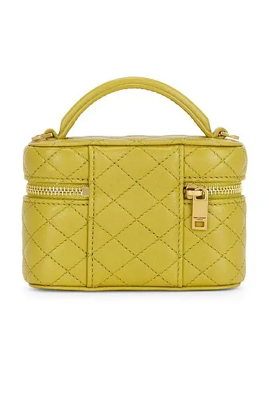 Saint Laurent Micro Vanity Bag - Chartreuse Green