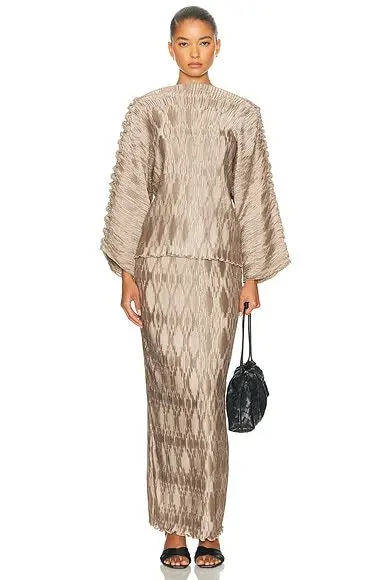 BY MALENE BIRGER Textured Satin Blouse