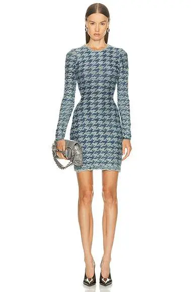 DIESEL® Long Sleeve Mini Dress
