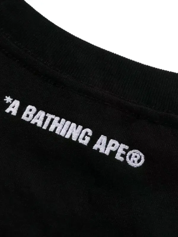 A BATHING APE Embroidered T-shirt
