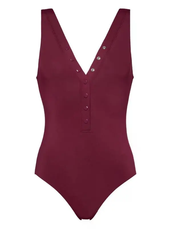 ERES Icône Buttoned Swimsuit - Purple