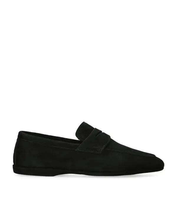Santoni Suede Carlo Slippers