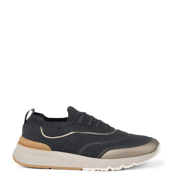 Brunello Cucinelli Technical Cotton Running Sneakers