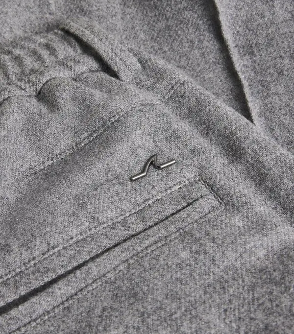 Paul & Shark Wool-cashmere Drawstring Chinos