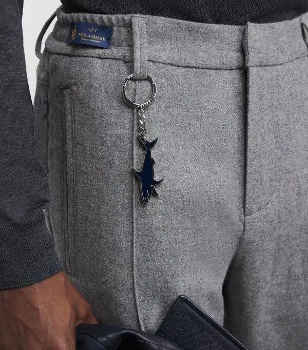 Paul & Shark Wool-cashmere Drawstring Chinos