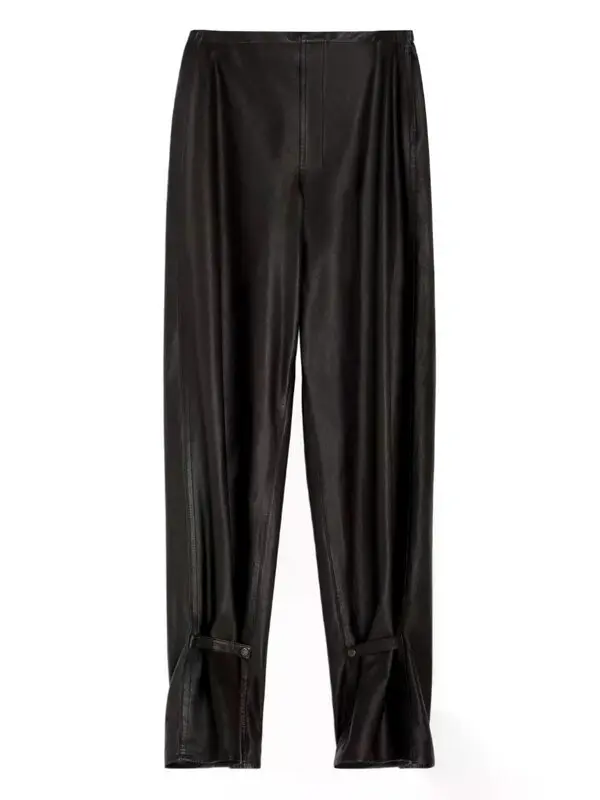 LEMAIRE Adjustable-leg Leather Trousers