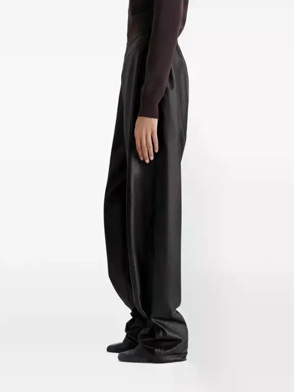 LEMAIRE Adjustable-leg Leather Trousers