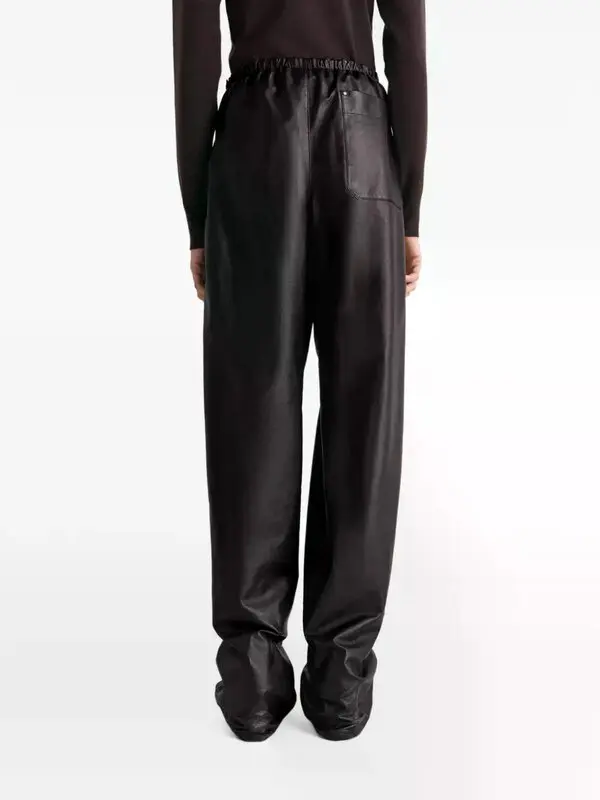 LEMAIRE Adjustable-leg Leather Trousers
