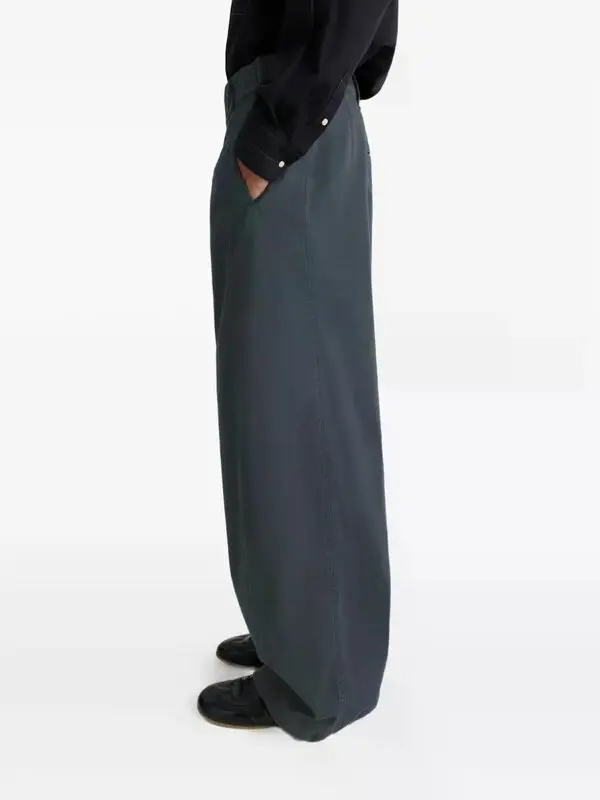 LEMAIRE Side-tabs Trousers - Grey