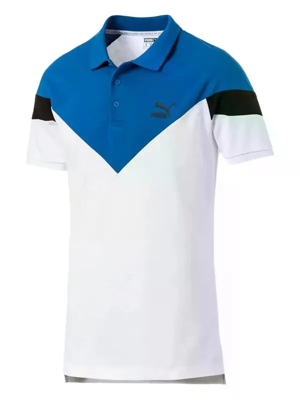 PUMA Mcs Colour-block Polo Shirt