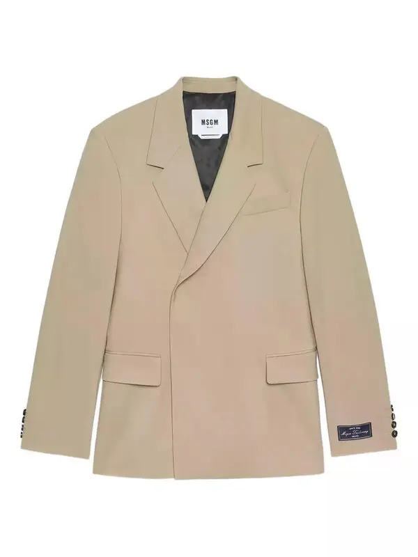MSGM Buttoned Single-breasted Jacket