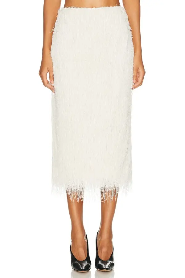 Dries Van Noten Sokna Skirt - White