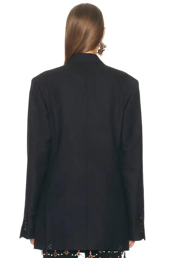 Dries Van Noten Bayfa Jacket - Navy
