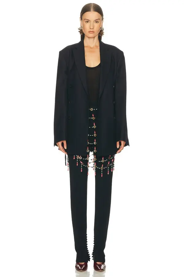 Dries Van Noten Bayfa Jacket - Navy