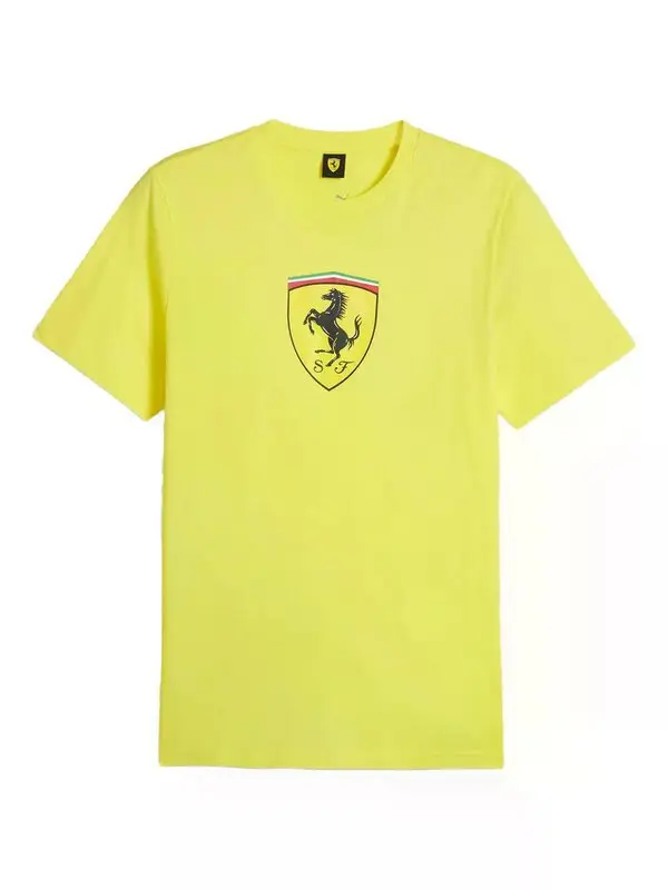 PUMA X Scuderia Ferrari Race Shield-print T-shirt