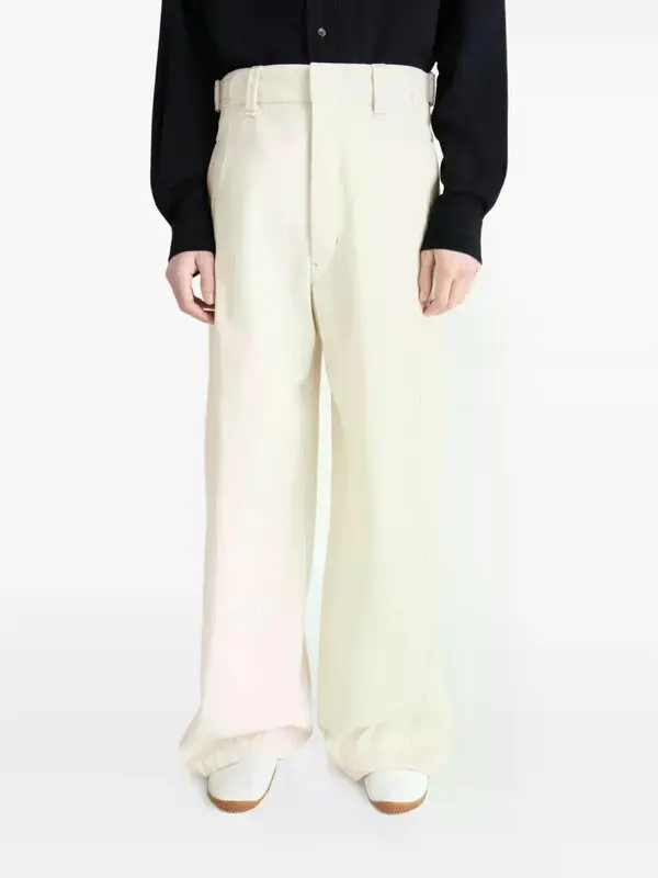 LEMAIRE Side-tab Welt-pocket Trousers - Neutrals