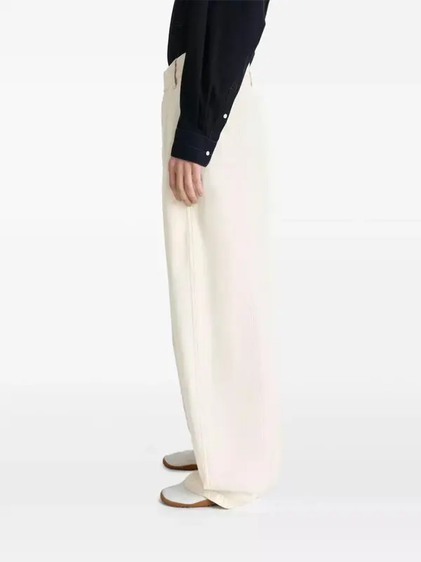 LEMAIRE Side-tab Welt-pocket Trousers - Neutrals