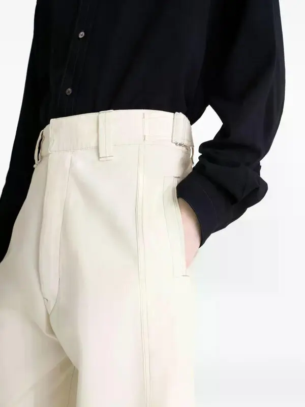 LEMAIRE Side-tab Welt-pocket Trousers - Neutrals