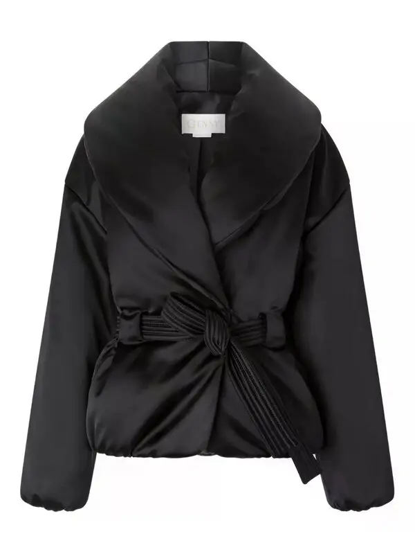 GENNY Pleated-bow Jacket