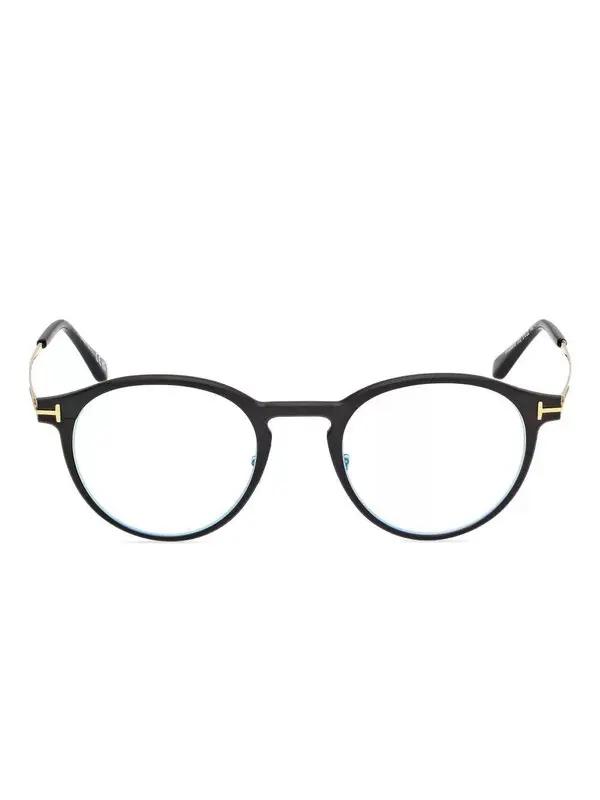 TOM FORD Round-frame Glasses - Black