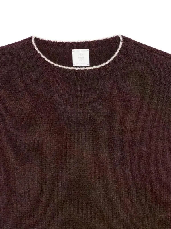 Eleventy Contrasting-trim Sweater