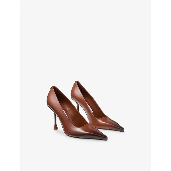 JIMMY CHOO Ixia 95 Sprayed Leather Pumps