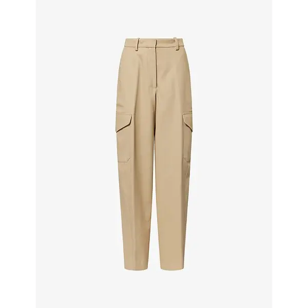 Givenchy Cotton-wool Blend Straight-leg Trousers