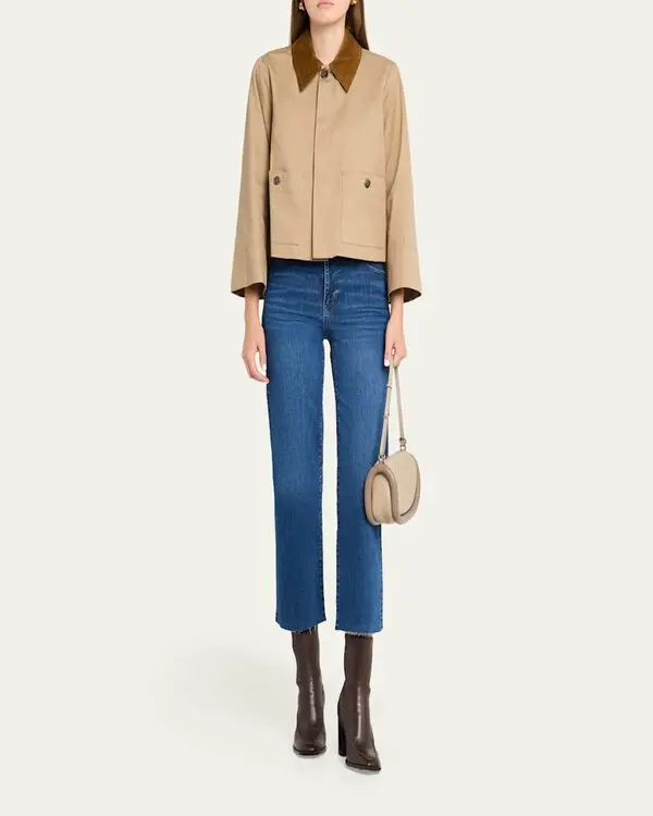 FRAME The Mellow Wide Ankle Jeans