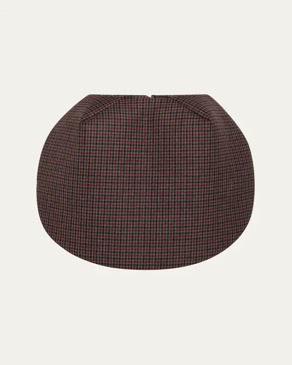 Marc Jacobs Check Wool Circular Skirt