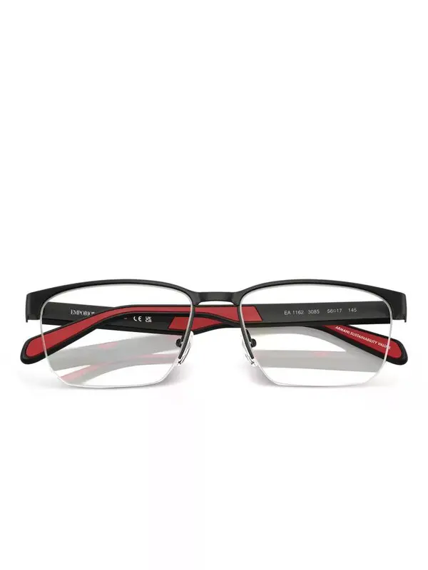 Emporio Armani Rectangle-frame Eyeglasses