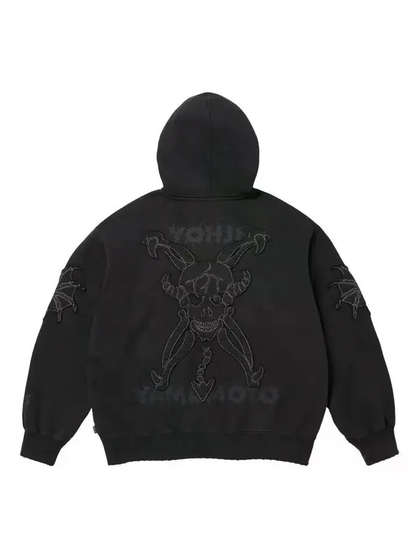 Supreme X Yohji Yamamoto Zip-Up Hoodie - Black | Editorialist