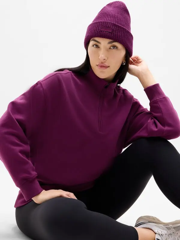Athleta Upslope Beanie - Plum