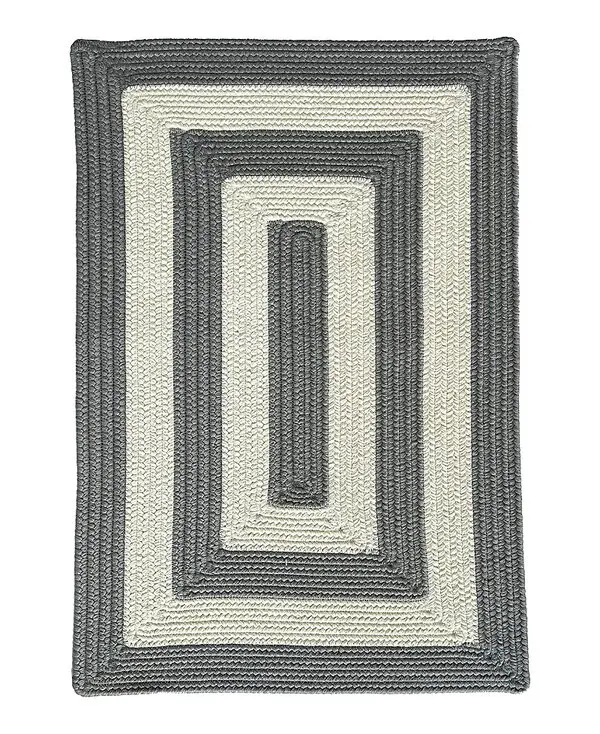 CAPEL Timeless Indoor/outdoor 0160q Concentric Area Rug 7'0x9'0 - Gray