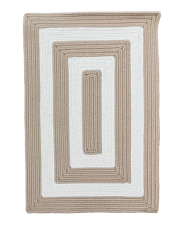 CAPEL Timeless Indoor/outdoor 0160q Concentric Area Rug 9'2x13'2 - Brown