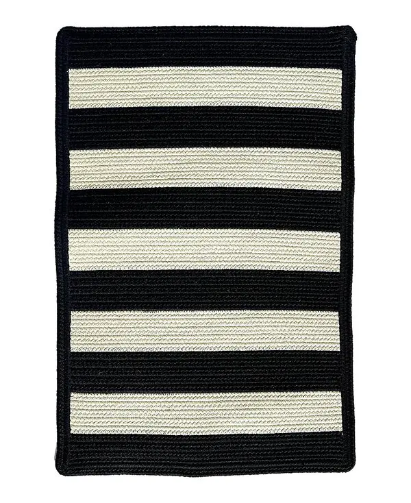 CAPEL Timeless Indoor/outdoor 0160x Cross Sewn Area Rug 2'0x3'0 - Black