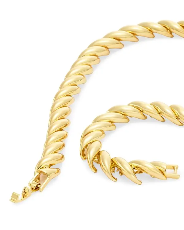 Aqua Chain Necklace