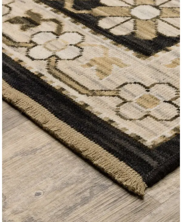 ORIENTAL WEAVERS Acacia Aca10 Area Rug 3'3x5'0 - Black