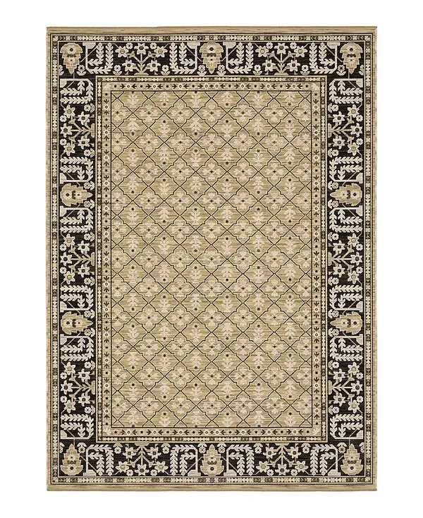ORIENTAL WEAVERS Acacia Aca12 Area Rug 6'7x9'6 - Tan