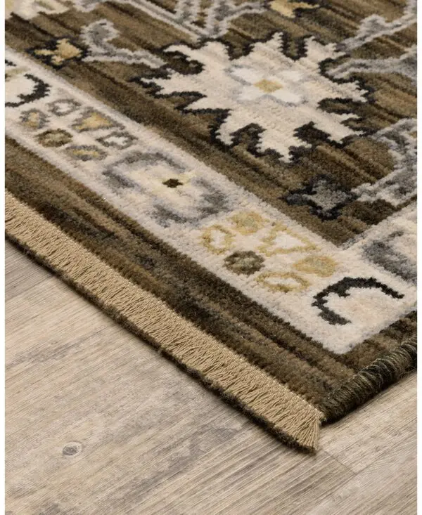 ORIENTAL WEAVERS Acacia Aca01 Area Rug 9'10x12'10 - Brown