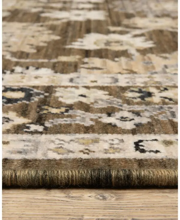 ORIENTAL WEAVERS Acacia Aca01 Area Rug 9'10x12'10 - Brown