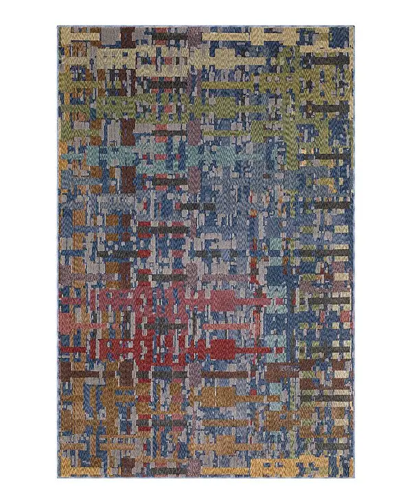 ORIENTAL WEAVERS Tisdell Tis03 Area Rug 3'9x5'2 - Blue
