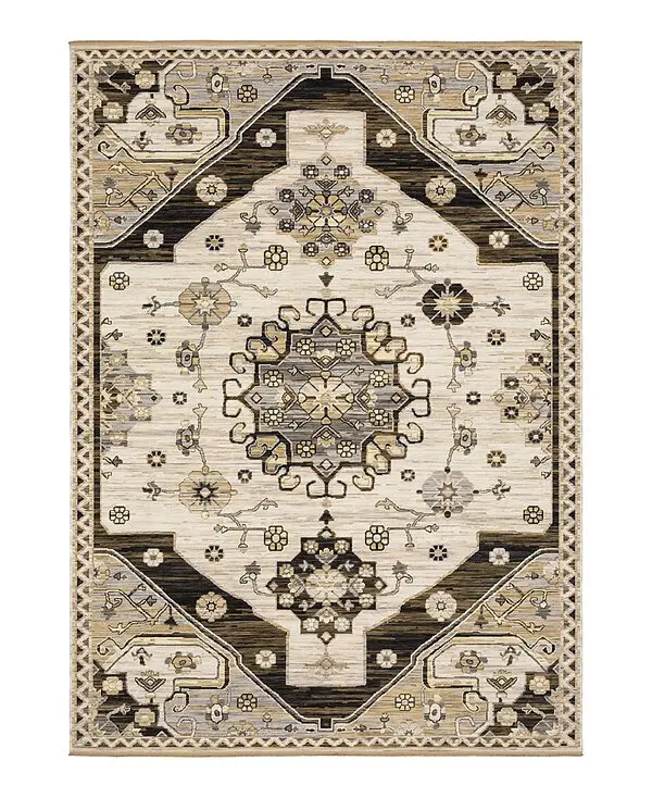 ORIENTAL WEAVERS Acacia Aca04 Area Rug 9'10x12'10 - Brown