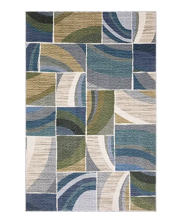 ORIENTAL WEAVERS Tisdell Tis06 Area Rug 9'10x12'8 - Blue