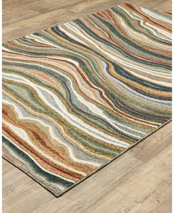 ORIENTAL WEAVERS Tisdell Tis07 Area Rug 9'10x12'8 - Multi